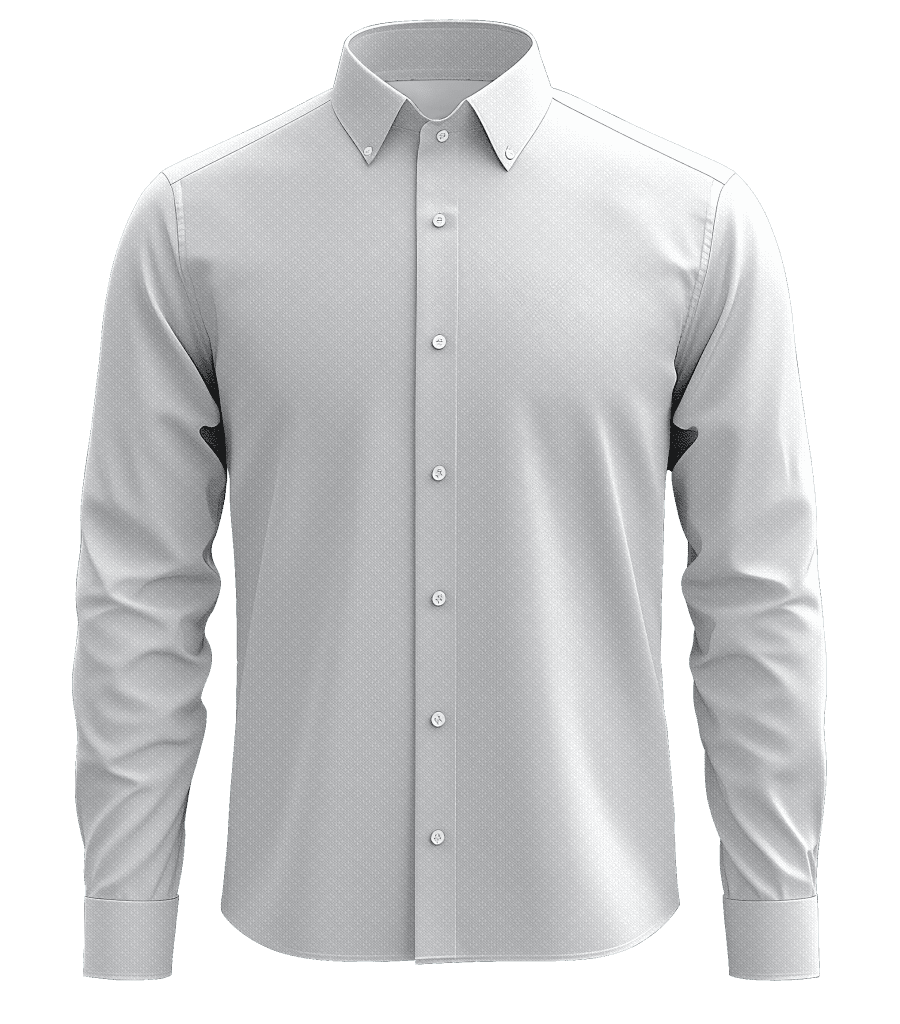 Piquet Paris White Dobby Dress Shirt | 100% Cotton Easy Care
